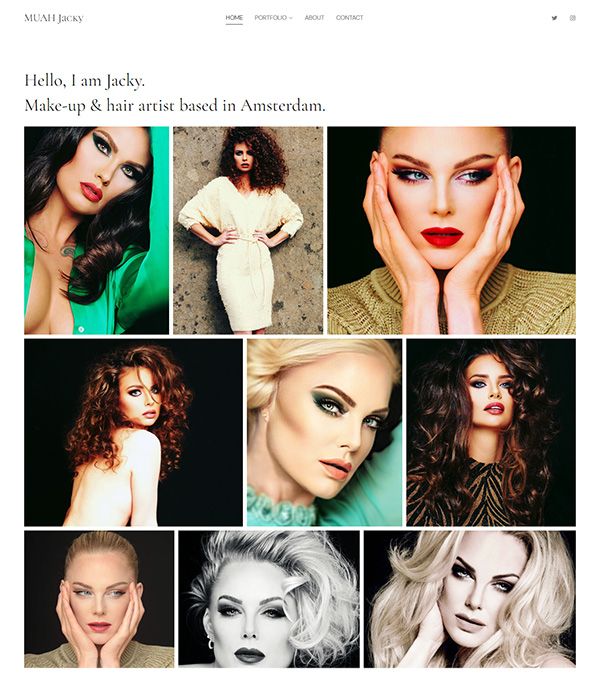 Best Makeup Artist Portfolio Examples