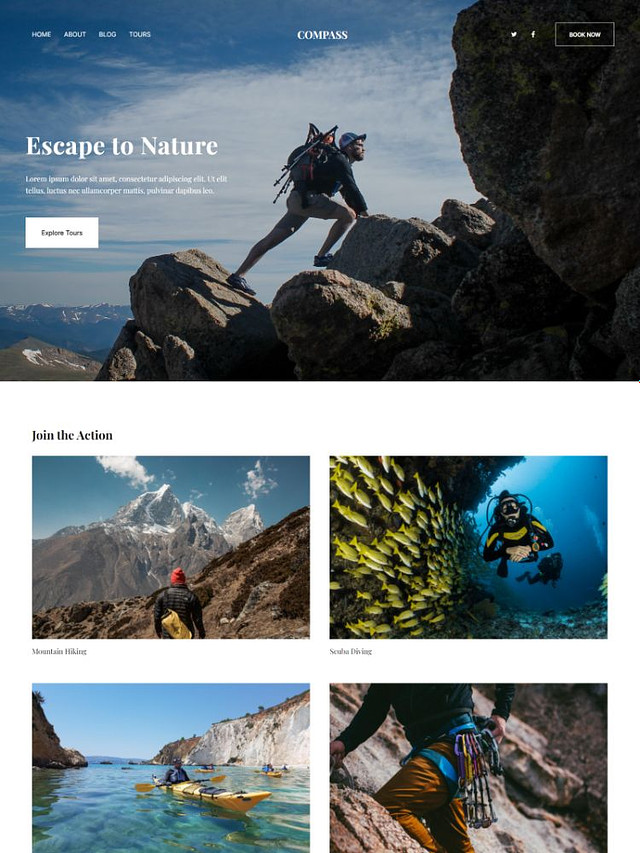 Business Website Templates | Pixpa