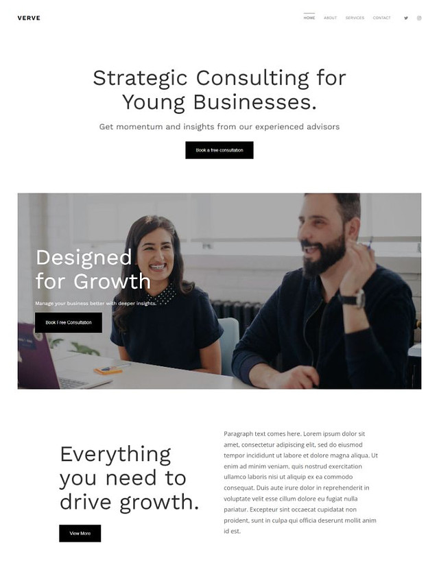 New Website Templates for Photographers, Creators & Small Businesses