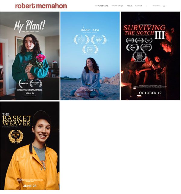 Best Videography Portfolio Website Examples - Pixpa